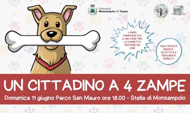 Un cittadino a 4 zampe - Comune di Monsampolo del Tronto